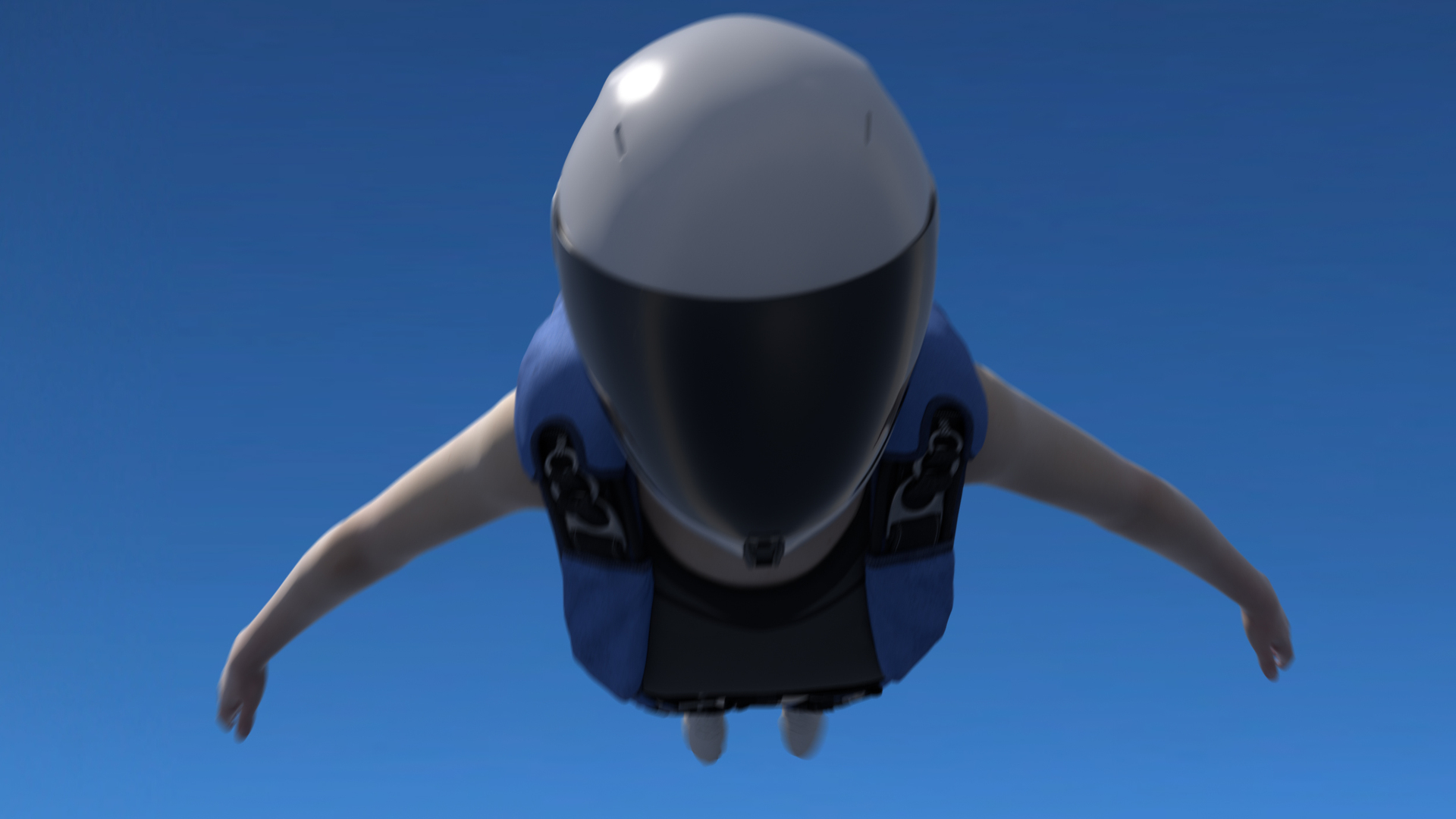 Skydiver Female 3D model - TurboSquid 2133547