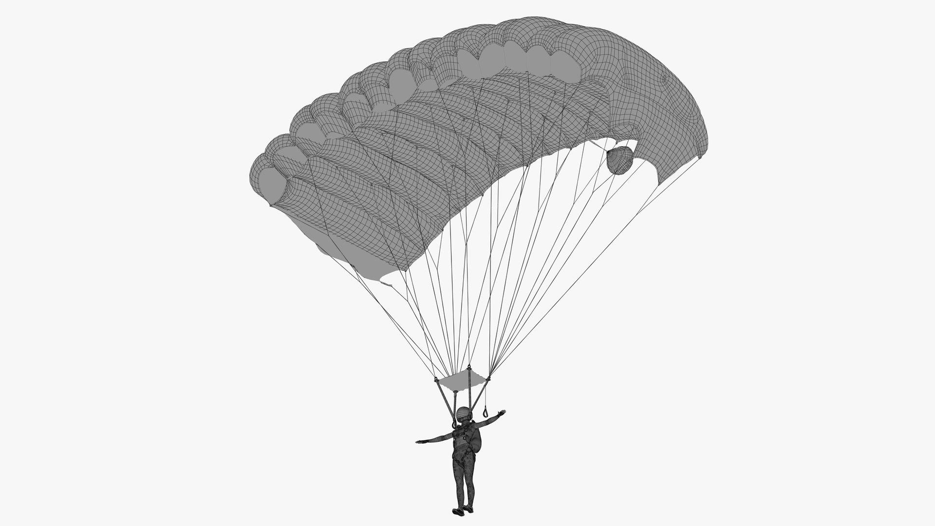 Skydiver Female 3D model - TurboSquid 2133547