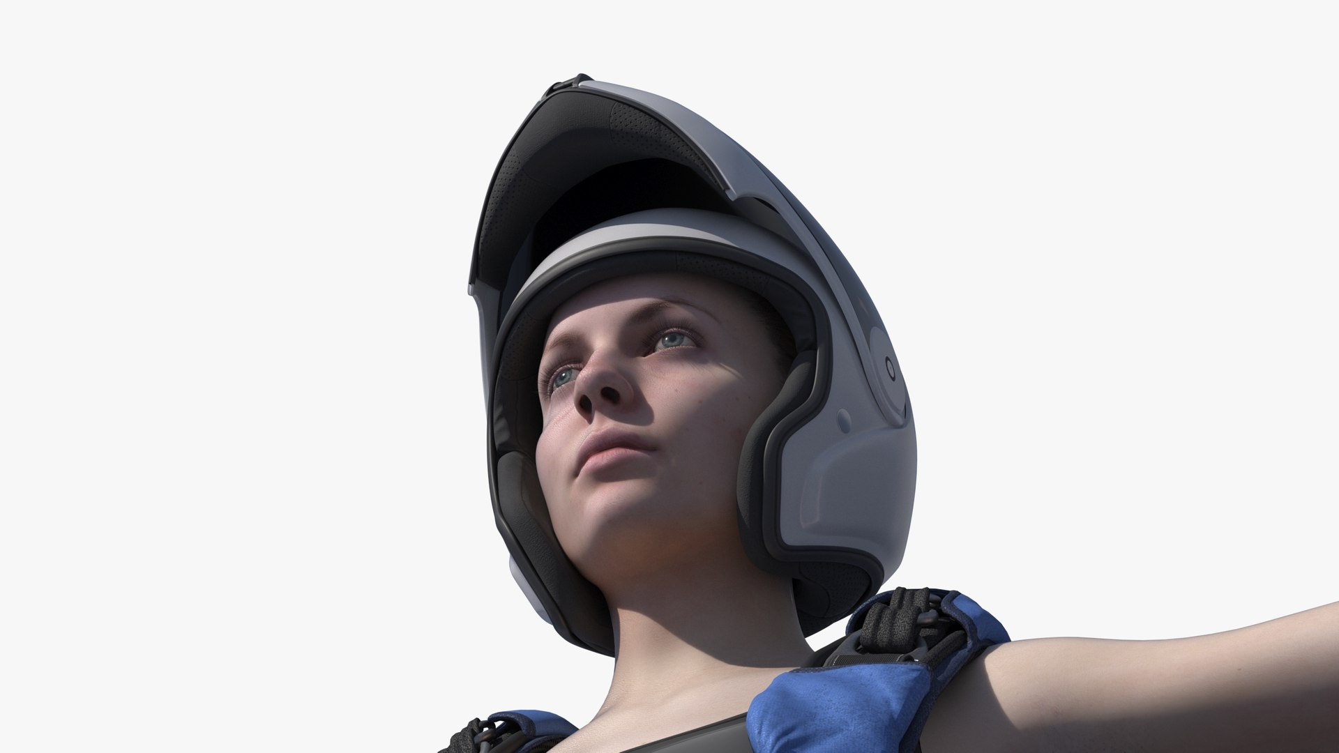 Skydiver Female 3D Model - TurboSquid 2133547