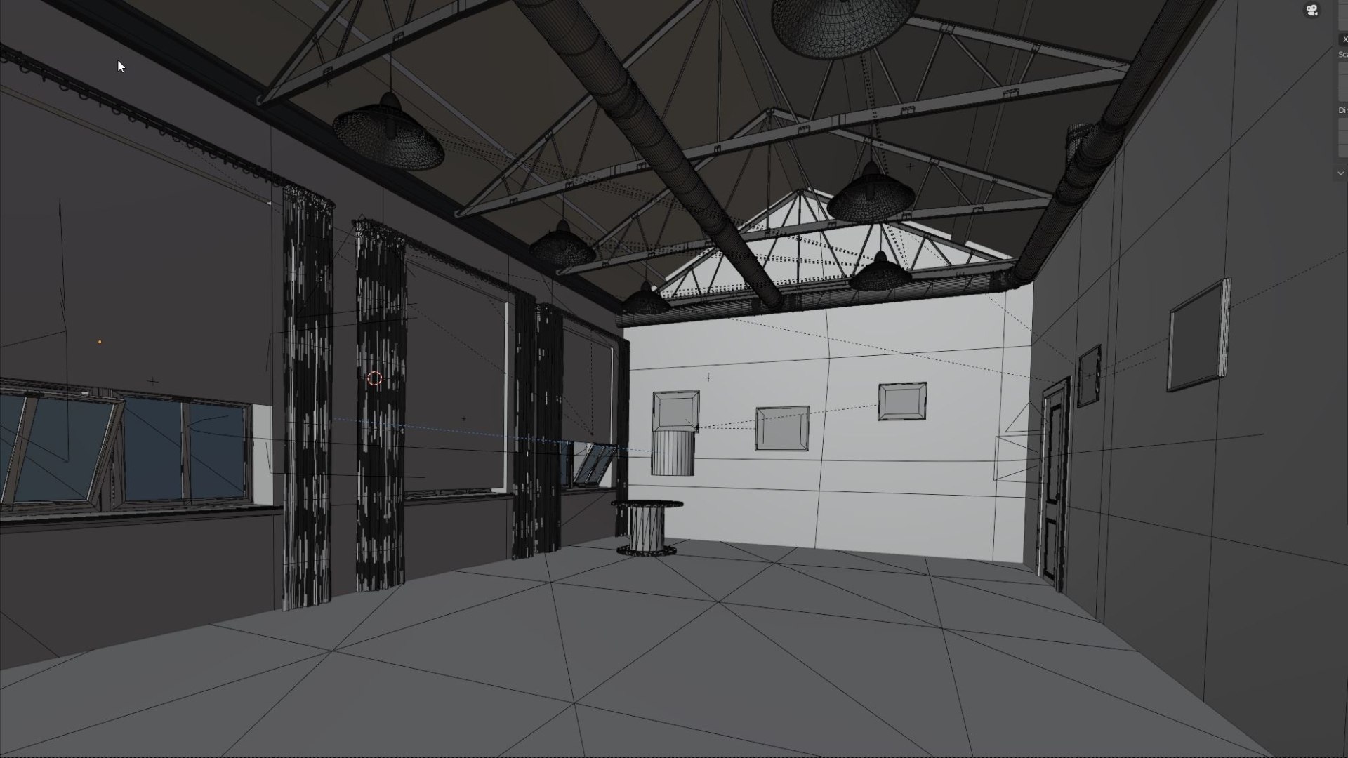 3D Loft Room 1 Model - TurboSquid 1882869