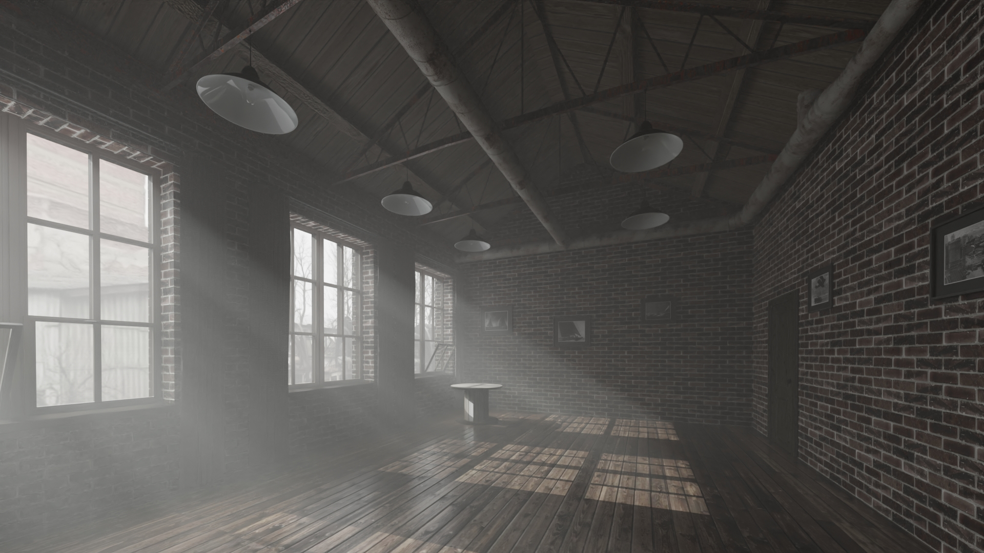 3D Loft Room 1 model - TurboSquid 1882869