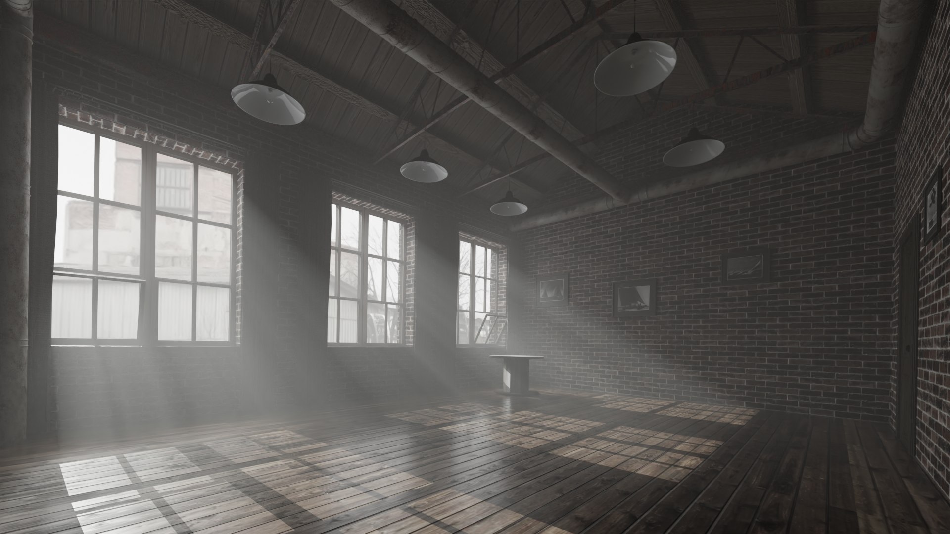 3D Loft Room 1 Model - TurboSquid 1882869