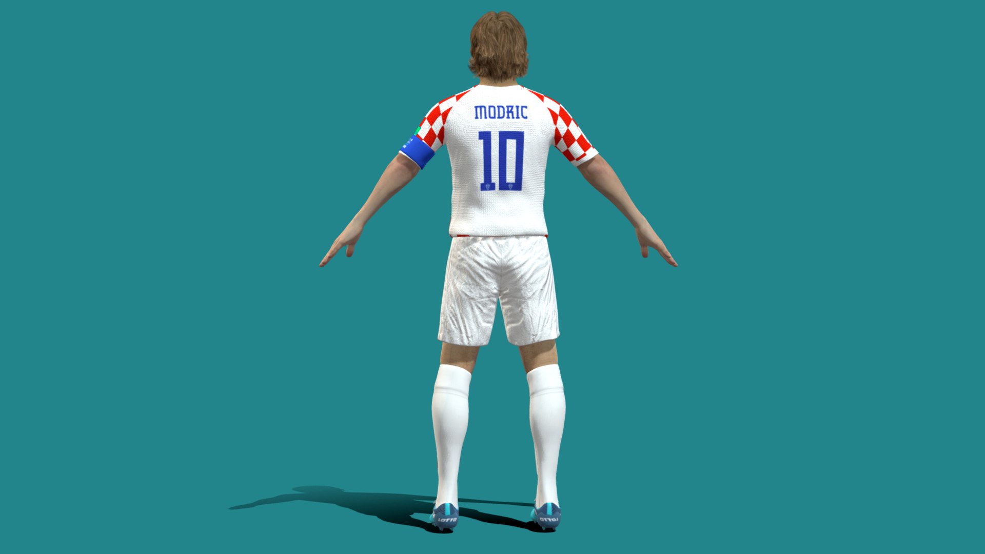 Luka Modric Croatia Model - TurboSquid 2000376