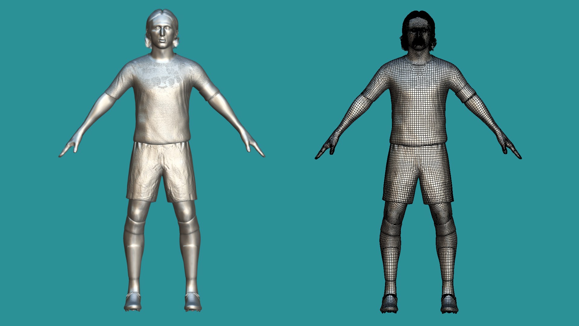 Luka Modric Croatia Model - TurboSquid 2000376