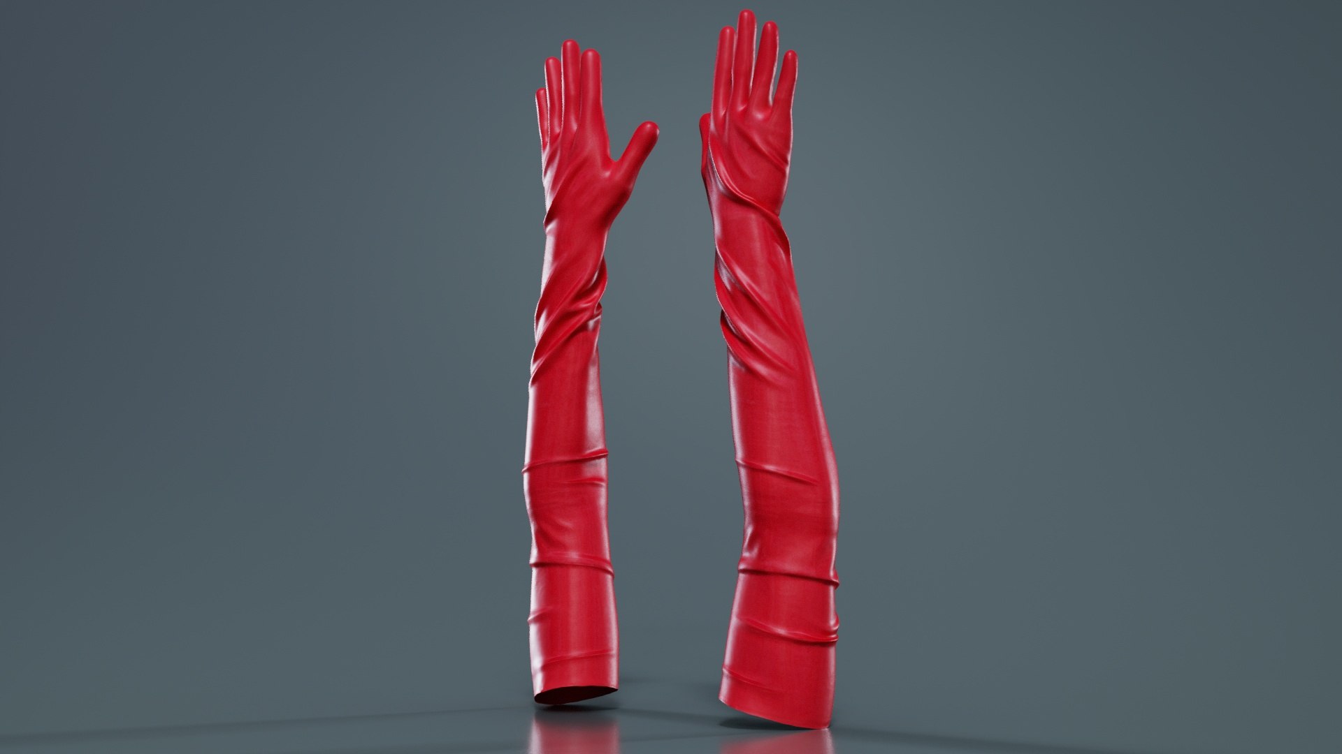 Shoulder Length Latex Gloves Remastered Model - TurboSquid 2361308