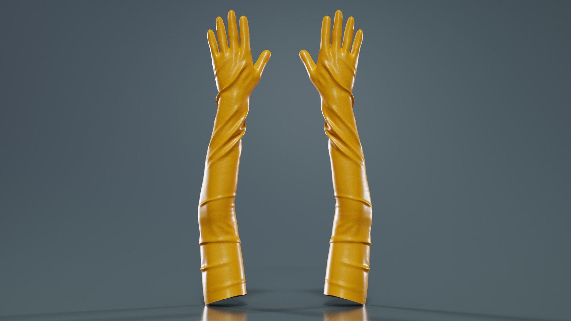 Shoulder Length Latex Gloves Remastered Model - TurboSquid 2361308