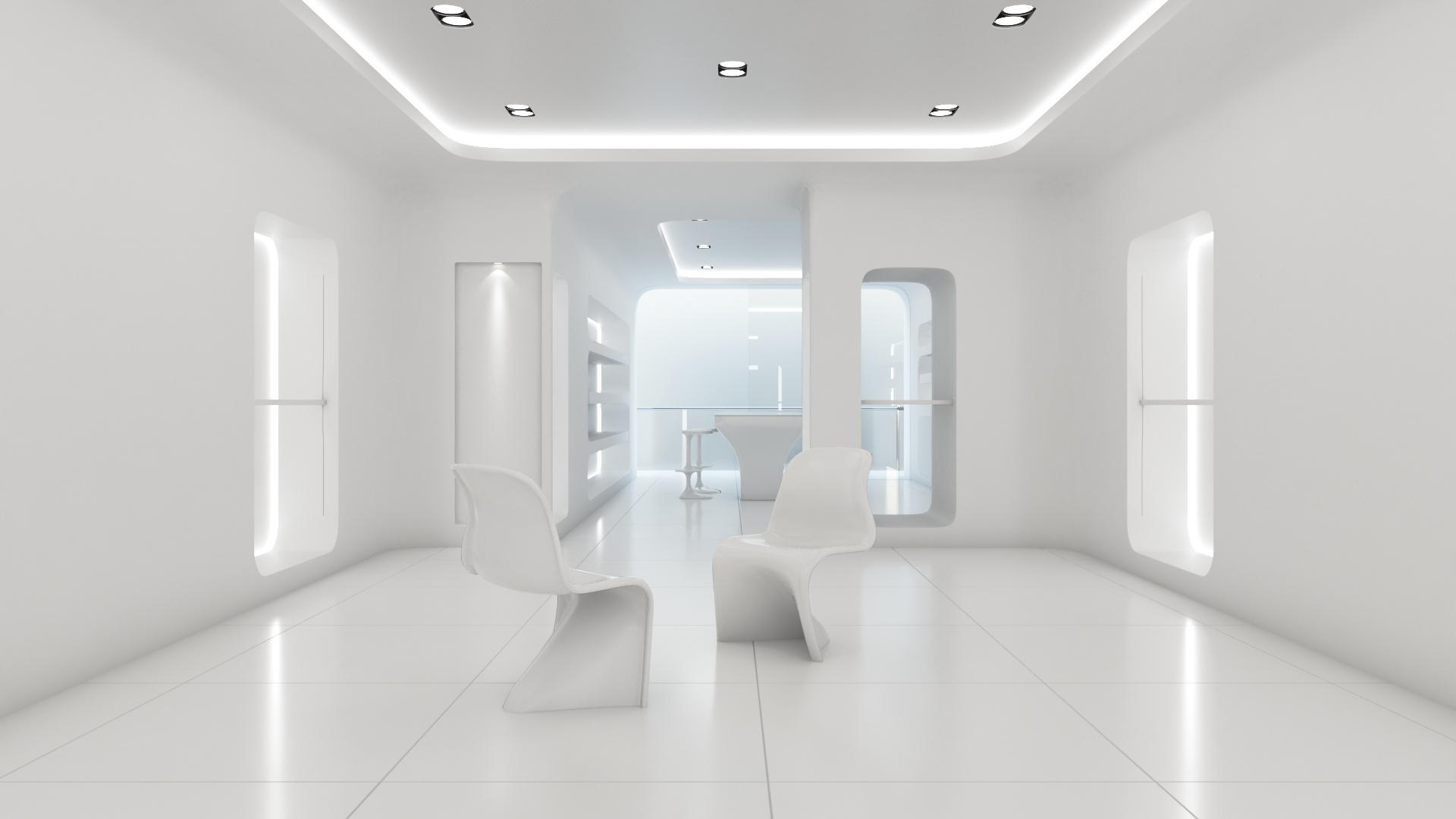 Interior White 3D Model - TurboSquid 1703985