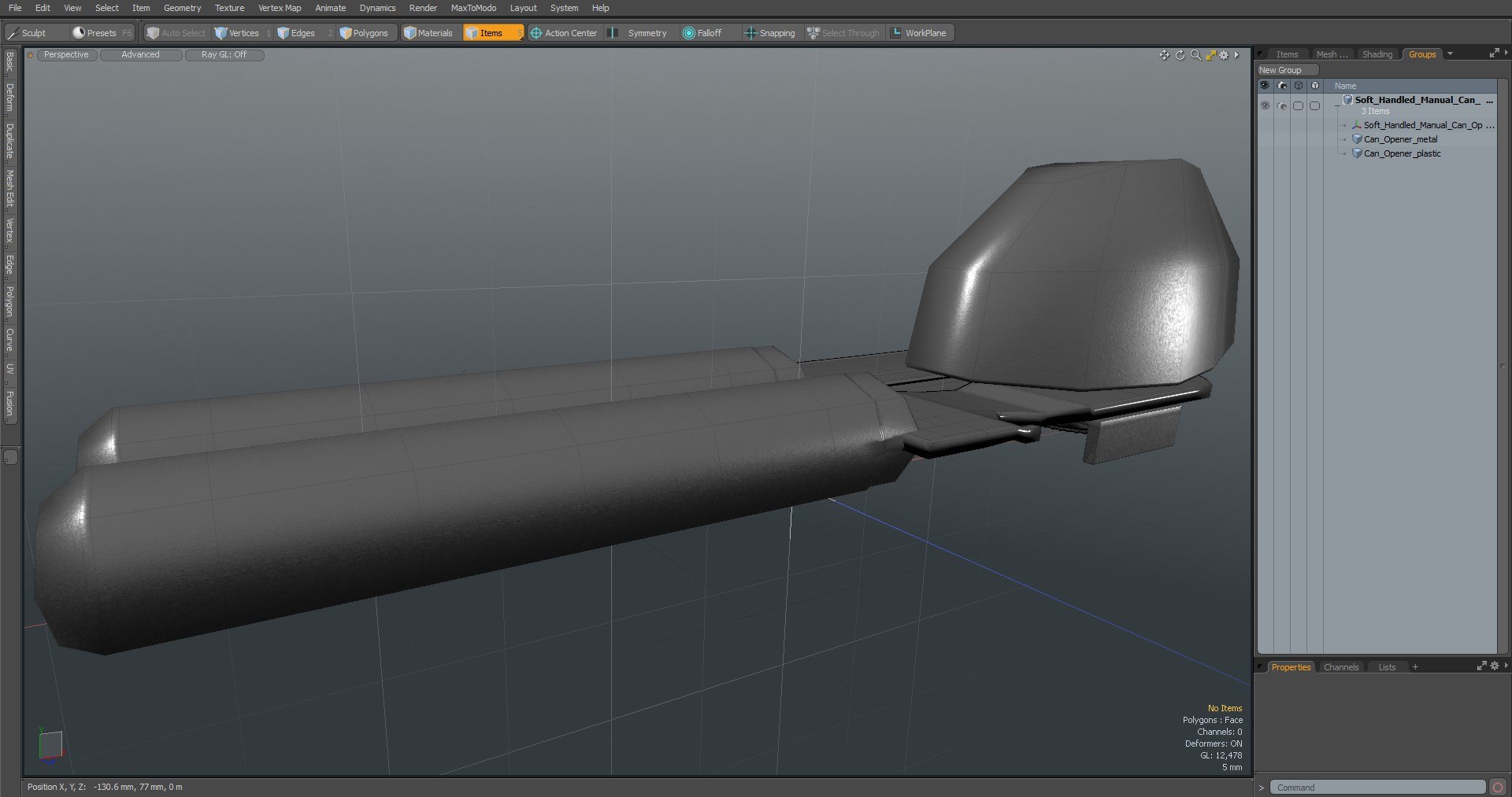 3D model Soft Handled Manual Can Opener - TurboSquid 2128804