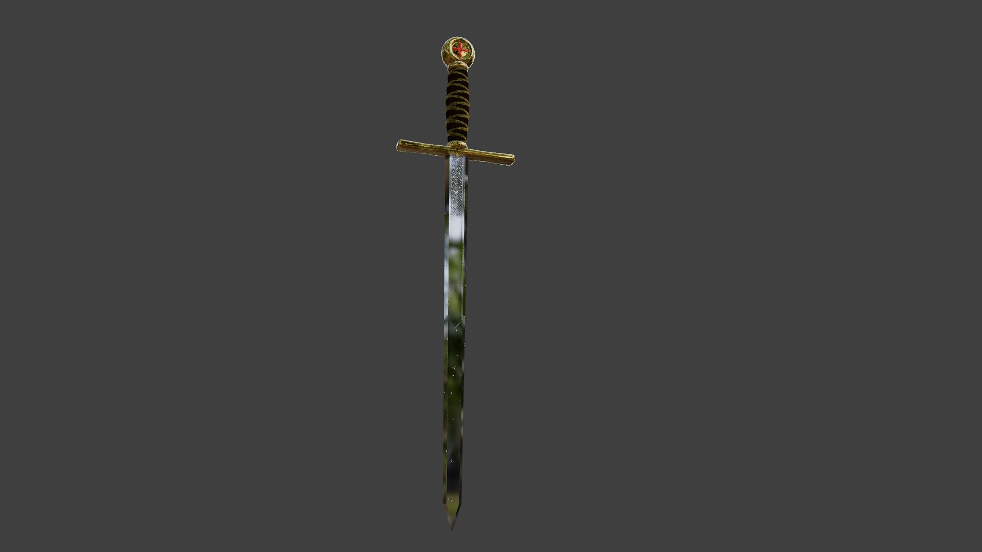 3D Templar Sword Model - TurboSquid 1611861