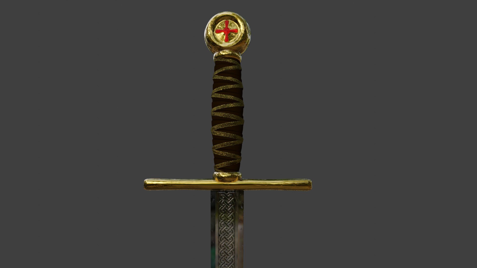 3D Templar Sword Model - TurboSquid 1611861