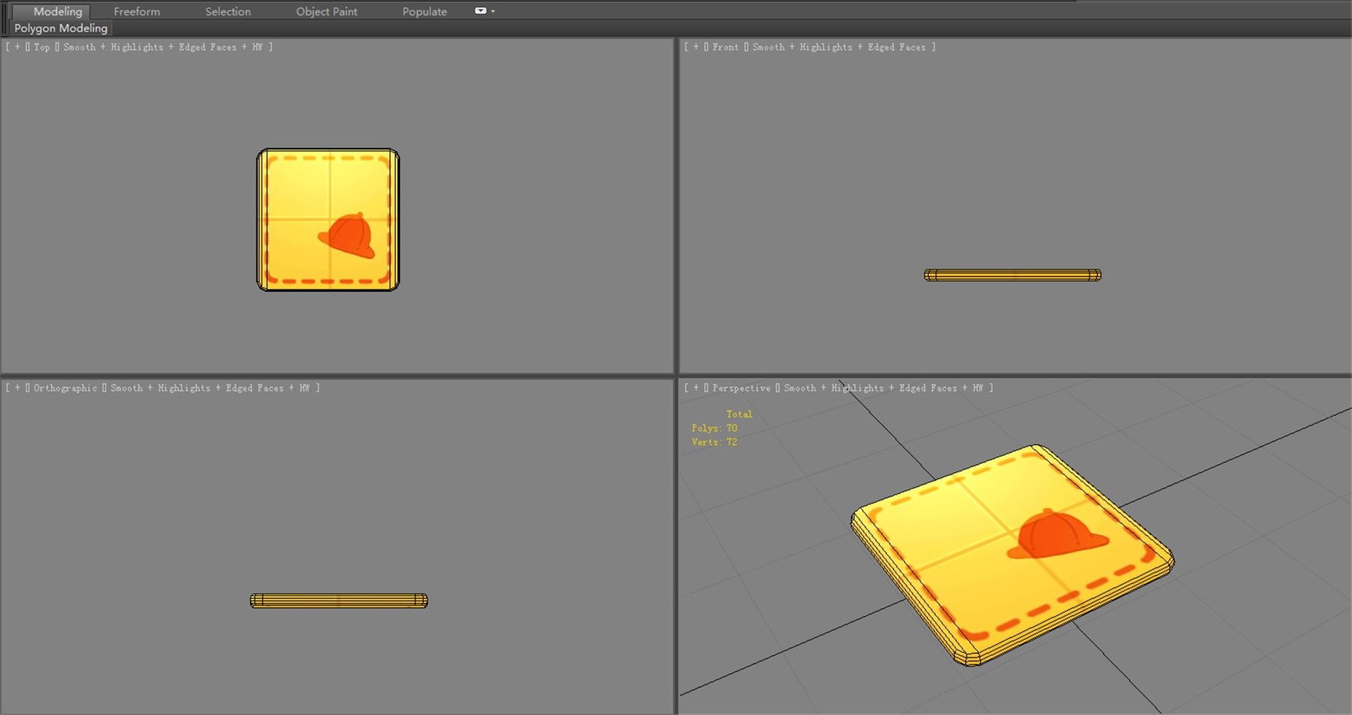 3D Cartoon Floor Mats Low-poly Model - TurboSquid 2112653