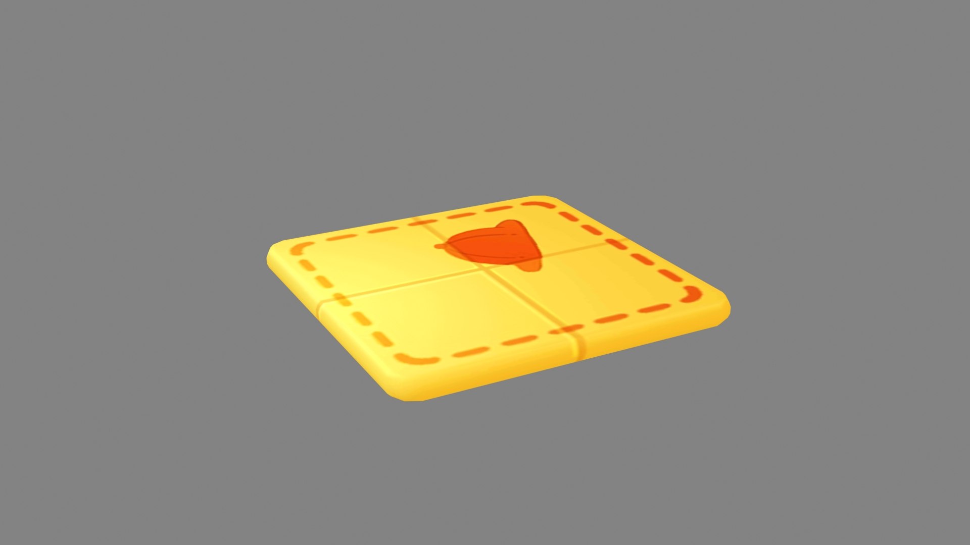3D Cartoon Floor Mats Low-poly Model - TurboSquid 2112653