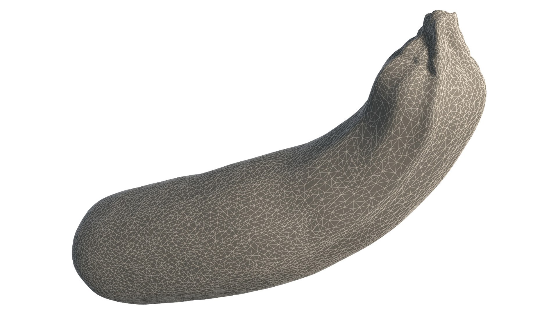 3D Green Zucchini 4k Scanned Model - TurboSquid 1880450