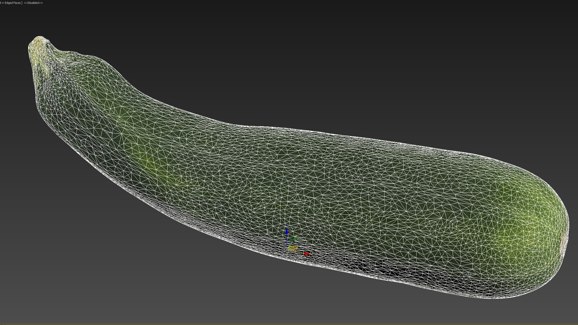 3D Green Zucchini 4k Scanned Model - TurboSquid 1880450