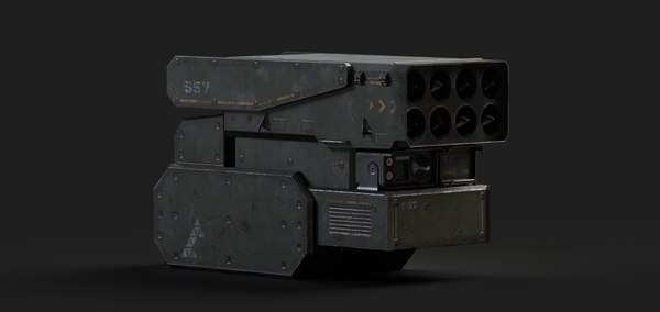 Multiple rocket launcher PBR Game ready model - TurboSquid 2047889