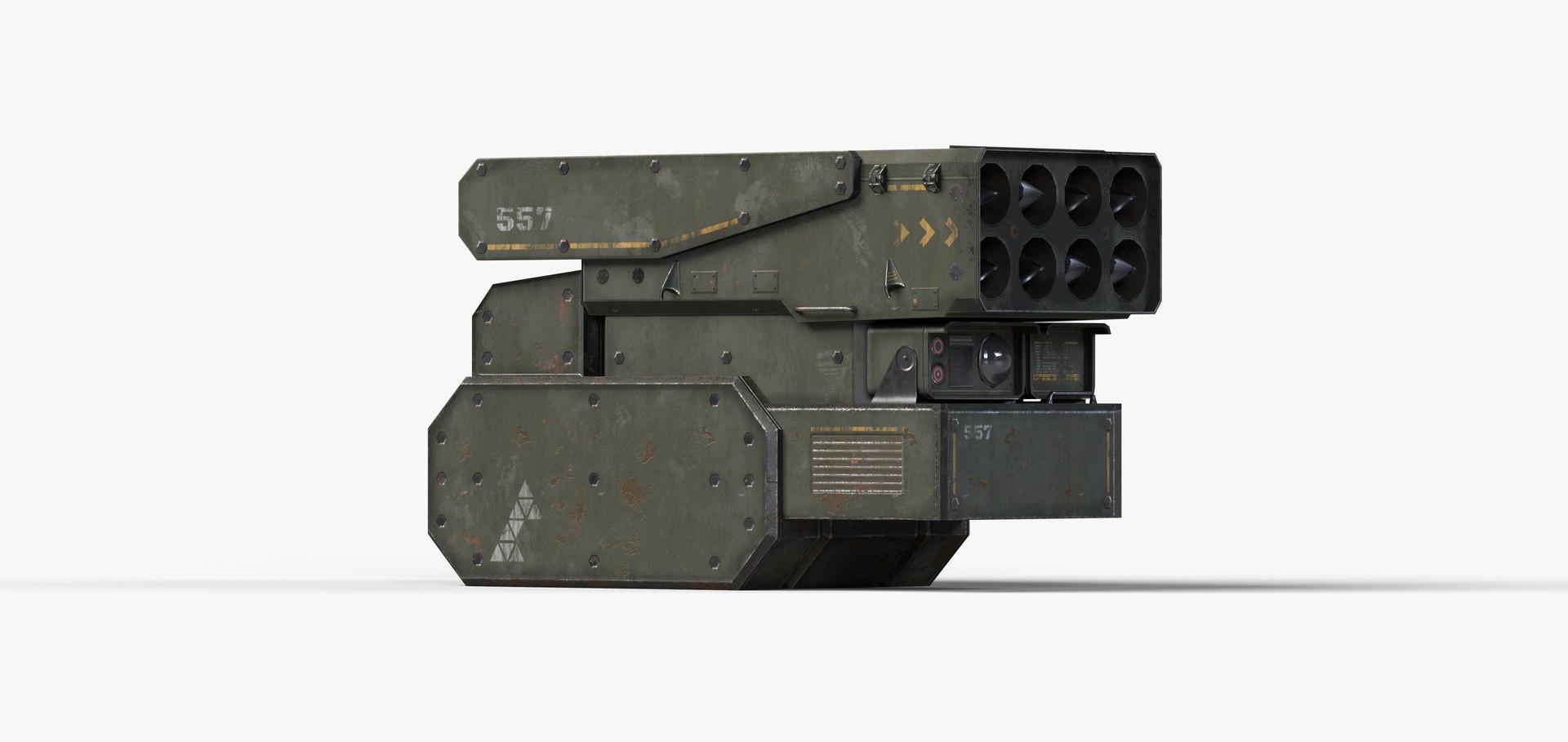 Multiple Rocket Launcher PBR Game Ready Model - TurboSquid 2047889