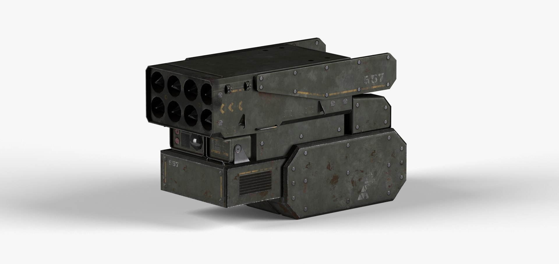 Multiple Rocket Launcher PBR Game Ready Model - TurboSquid 2047889