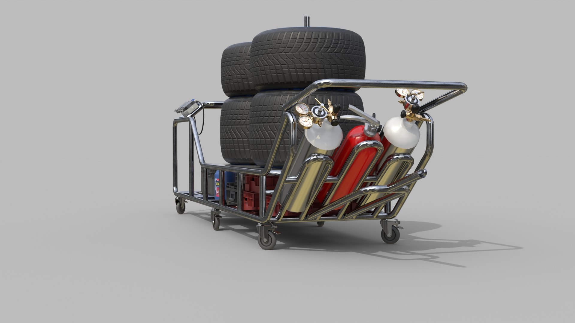 Big Pit Lane Trolley New 3D - TurboSquid 2293452