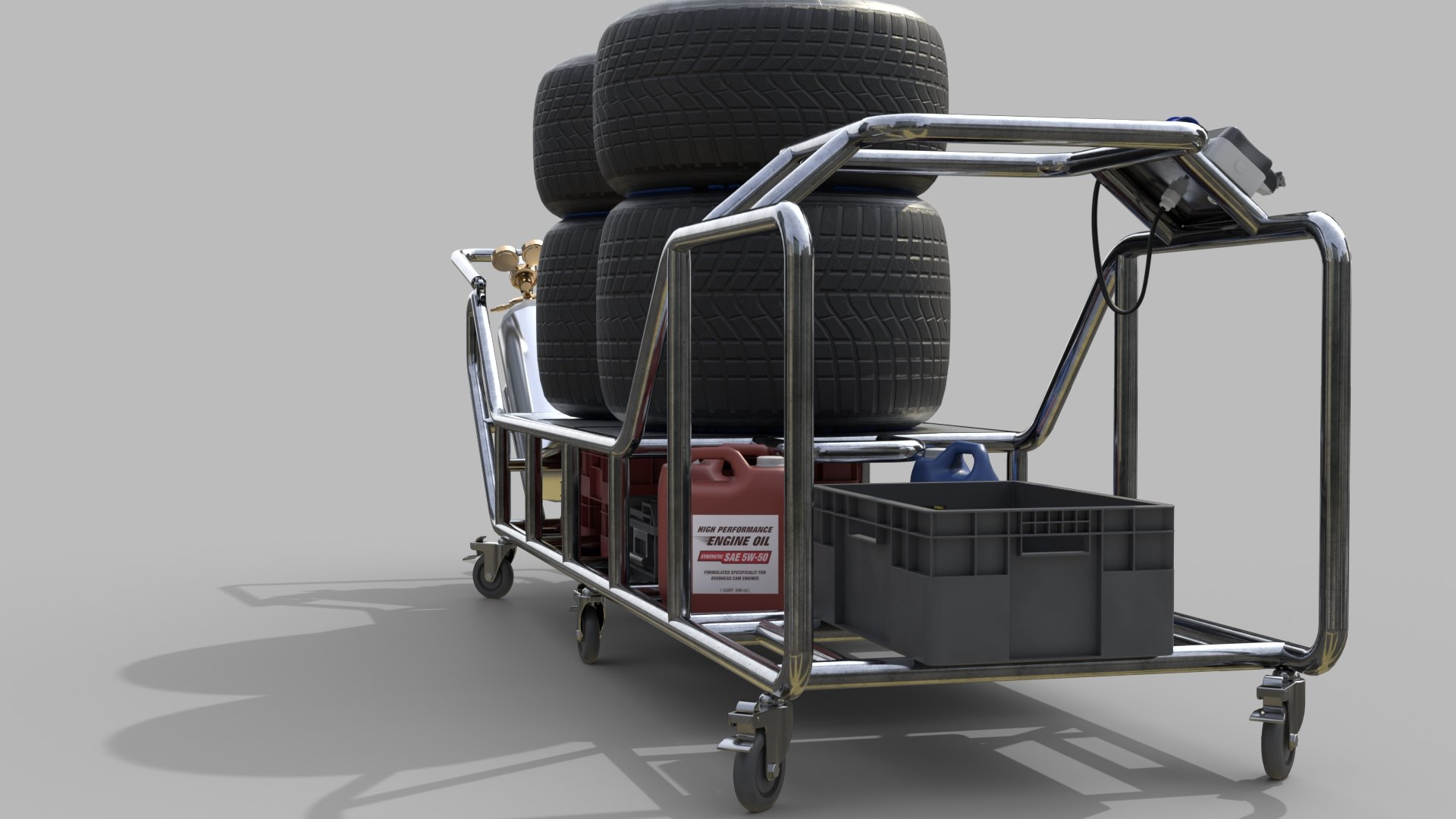 Big Pit Lane Trolley New 3D - TurboSquid 2293452