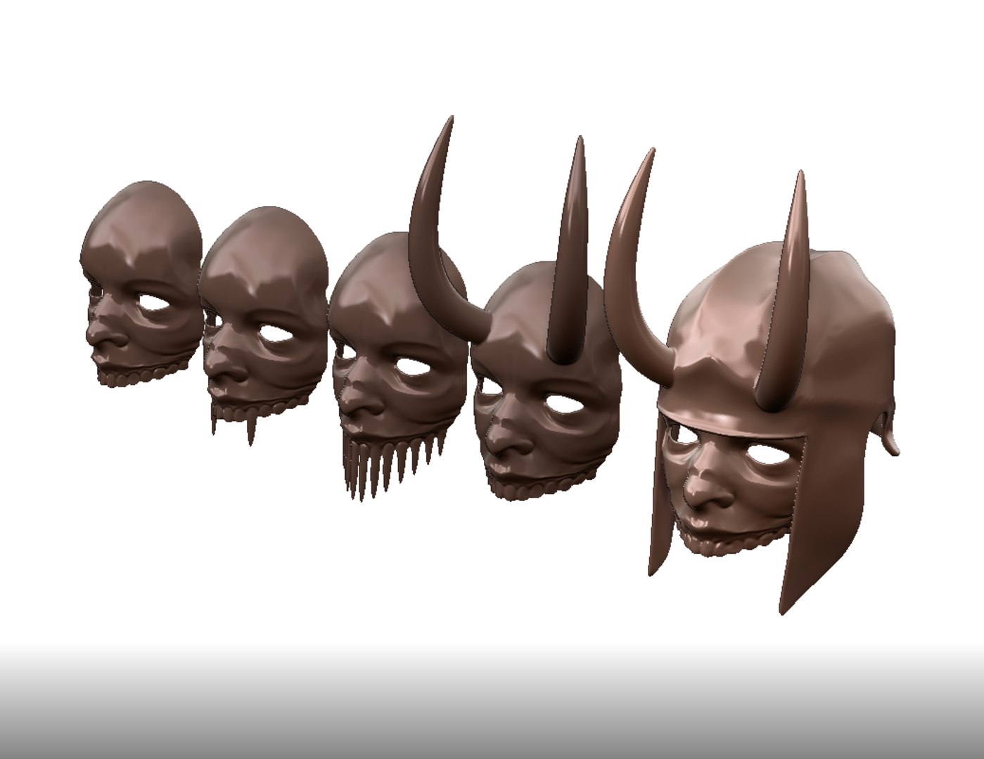 3D Model Evil Mask Collection - TurboSquid 2229475