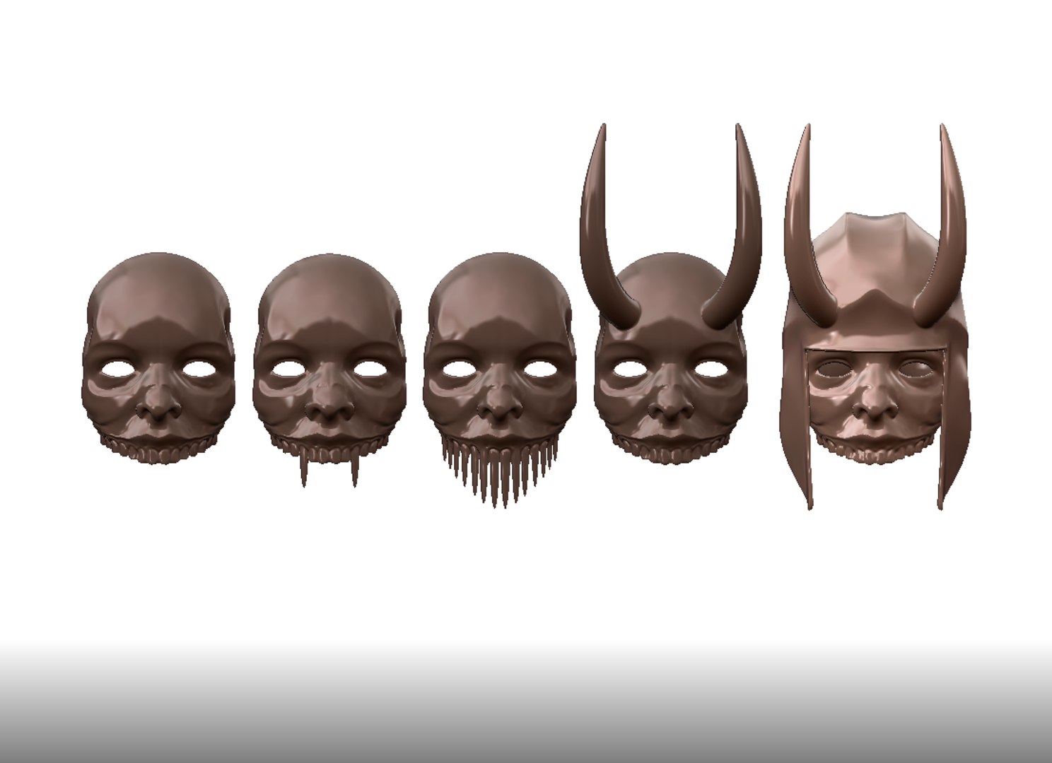 3D Model Evil Mask Collection - TurboSquid 2229475