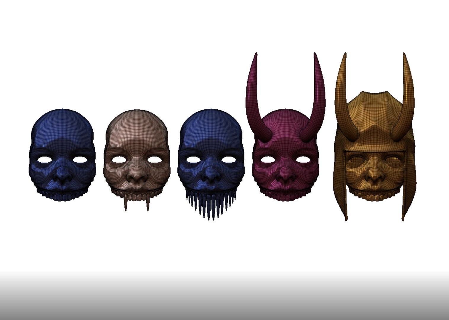3D Model Evil Mask Collection - TurboSquid 2229475