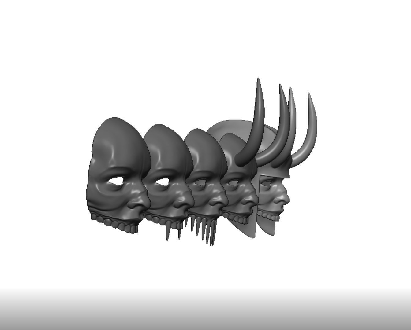 3D Model Evil Mask Collection - TurboSquid 2229475