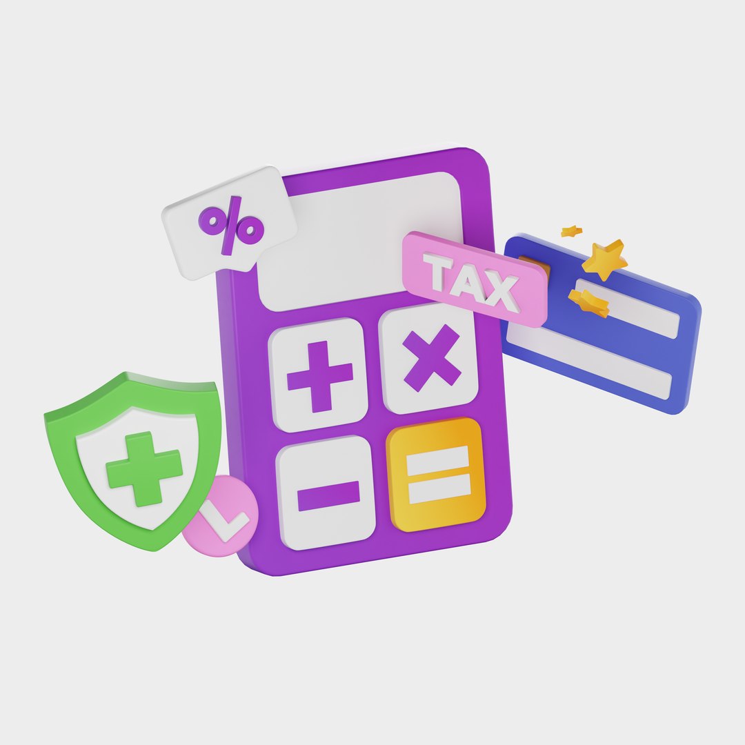 Healthy Tax 3D Illustration 3D Model - TurboSquid 2232027