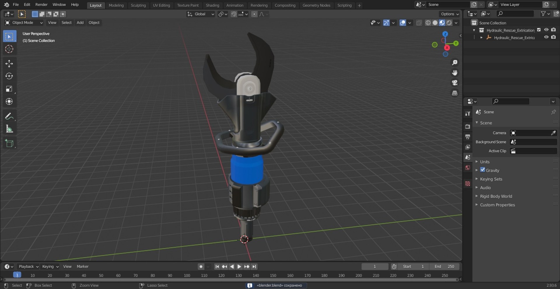 Cordless Handheld Rescue Extrication Cutter New 3D Model - TurboSquid ...