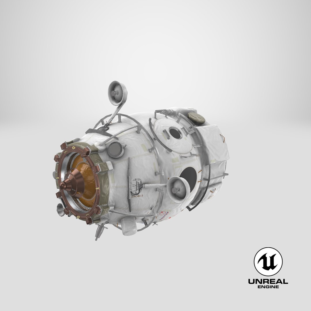 3D Iss Module Poisk Mini - TurboSquid 1603717