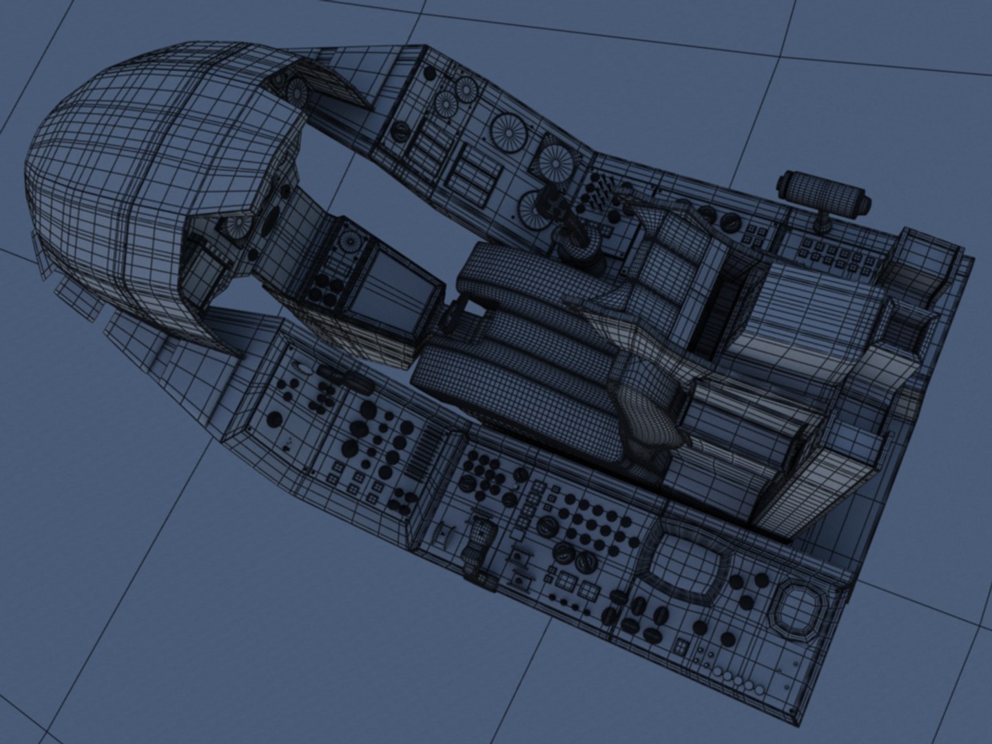 3D Airfighter Cockpit - TurboSquid 1416958
