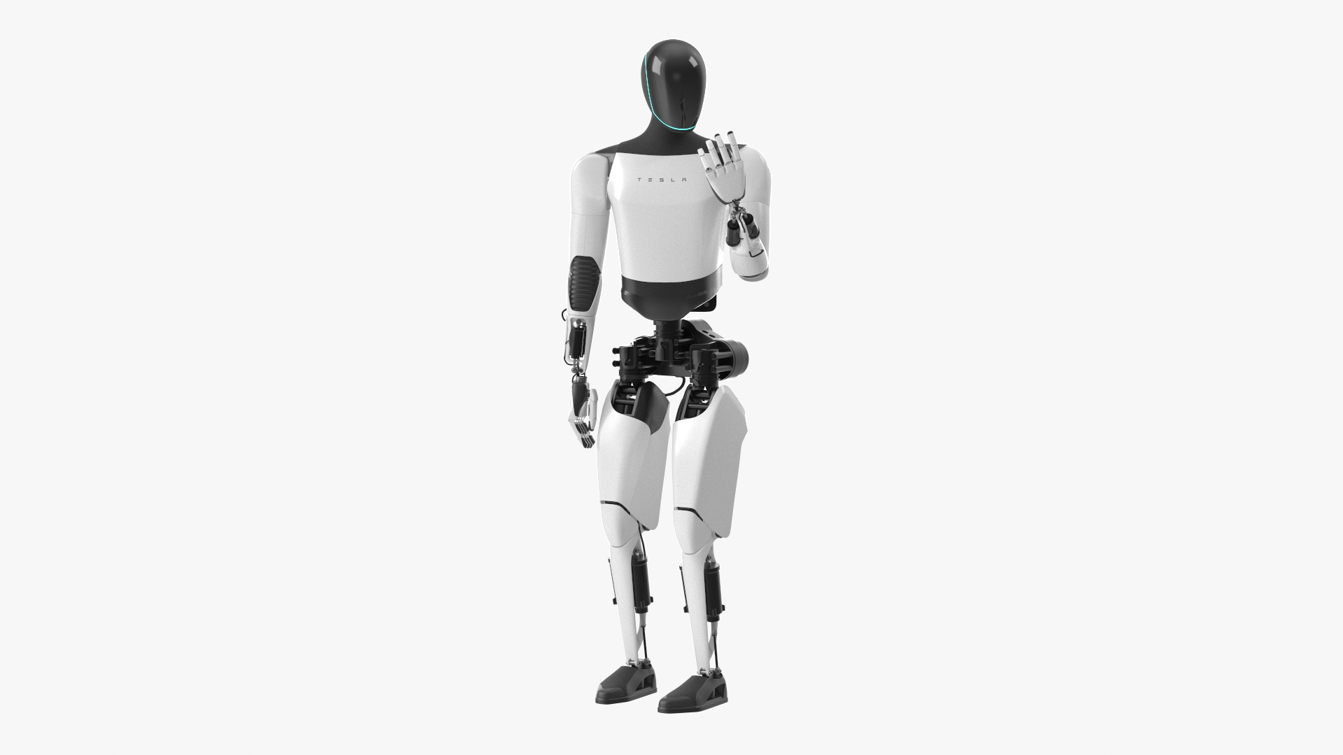 3D Tesla Optimus Gen 2 Humanoid Robot White Model - TurboSquid 2447919
