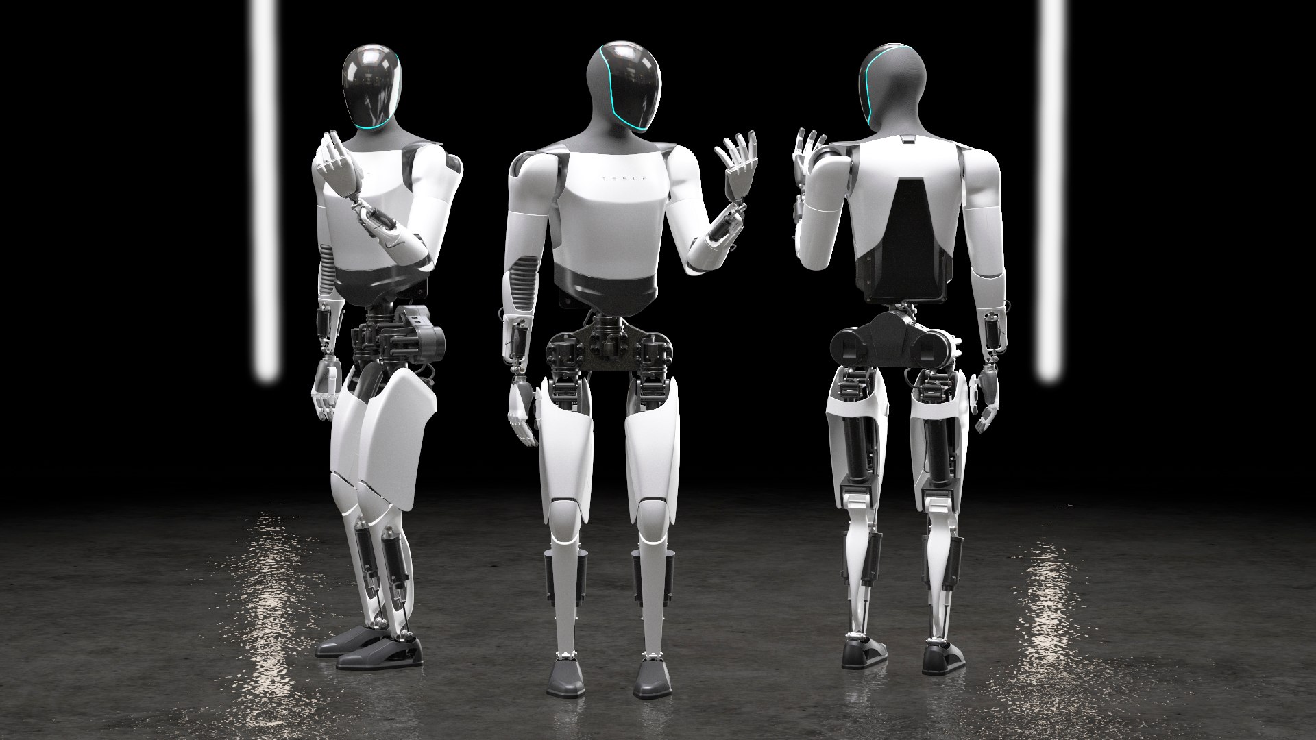 3D Tesla Optimus Gen 2 Humanoid Robot White Model - TurboSquid 2447919
