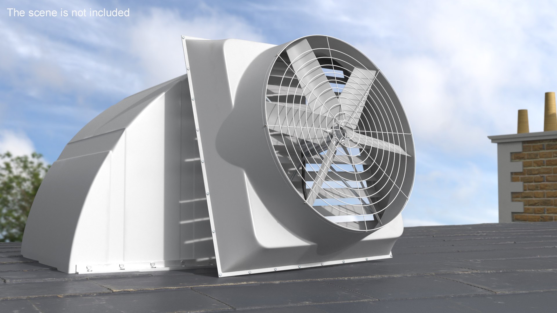 Roof Fan Module 3D Model - TurboSquid 2320971