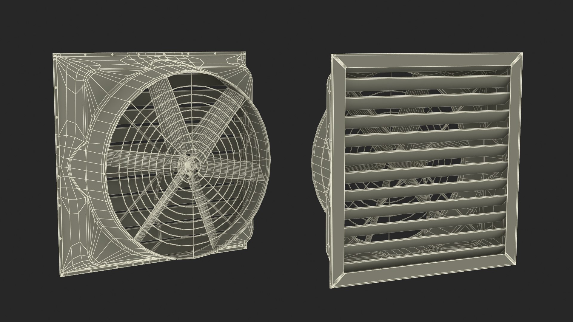 Roof Fan Module 3D Model - TurboSquid 2320971