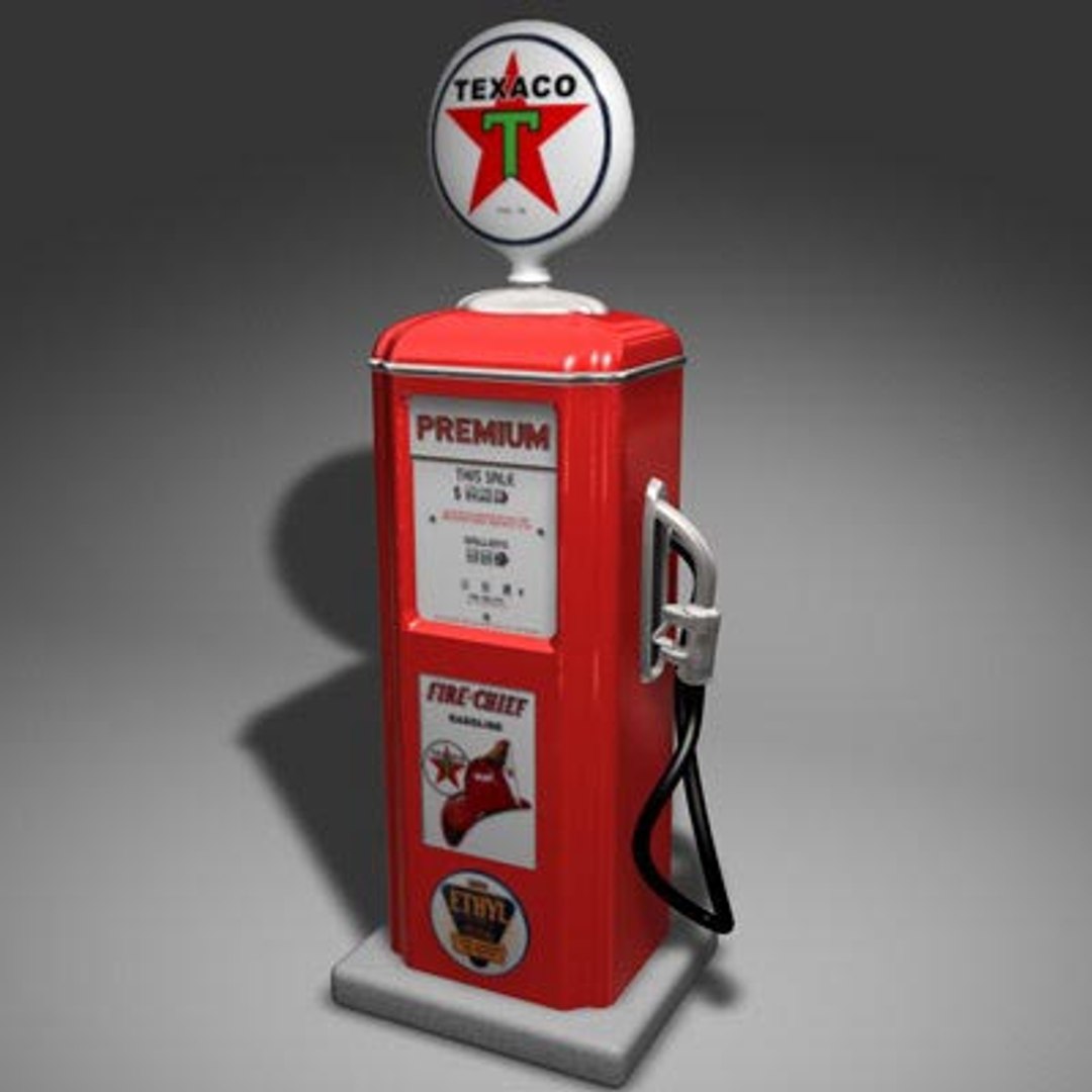 Gas Pump 3d Model