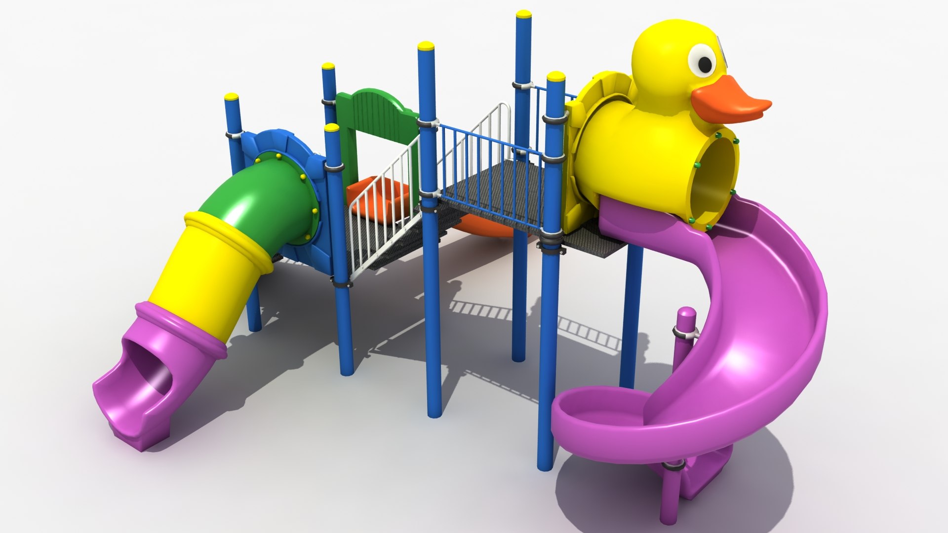 3d Outdoor Playground Model