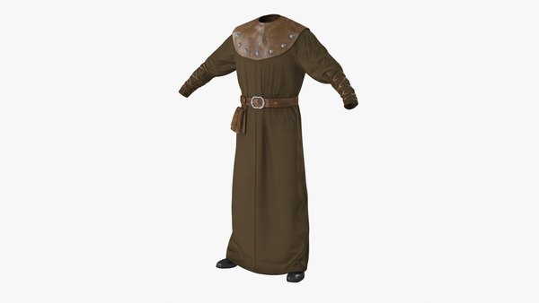 modelo 3d Traje de monje medieval - TurboSquid 2402326