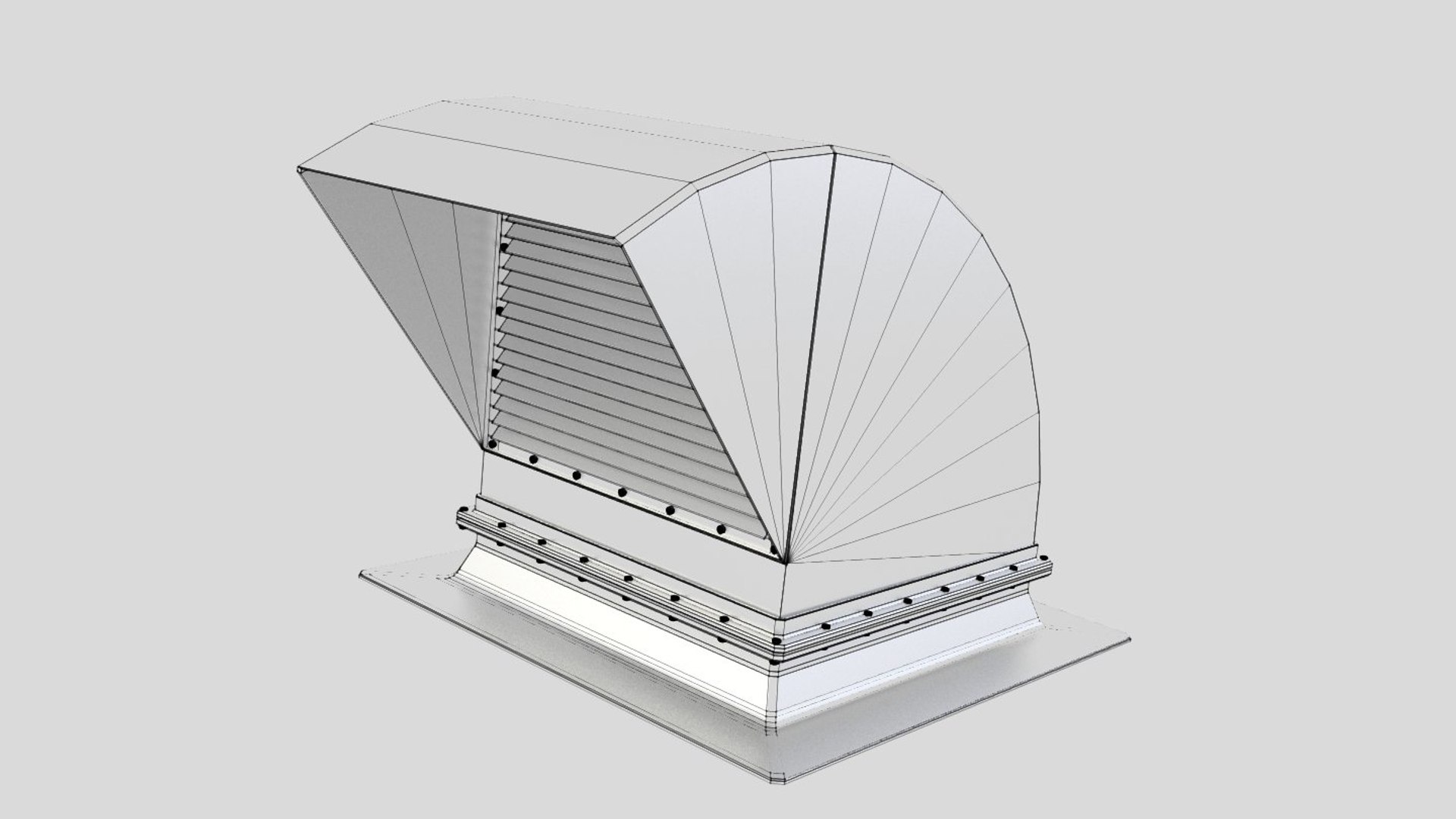 Ventilation Fan Roof 3D Model - TurboSquid 1525873
