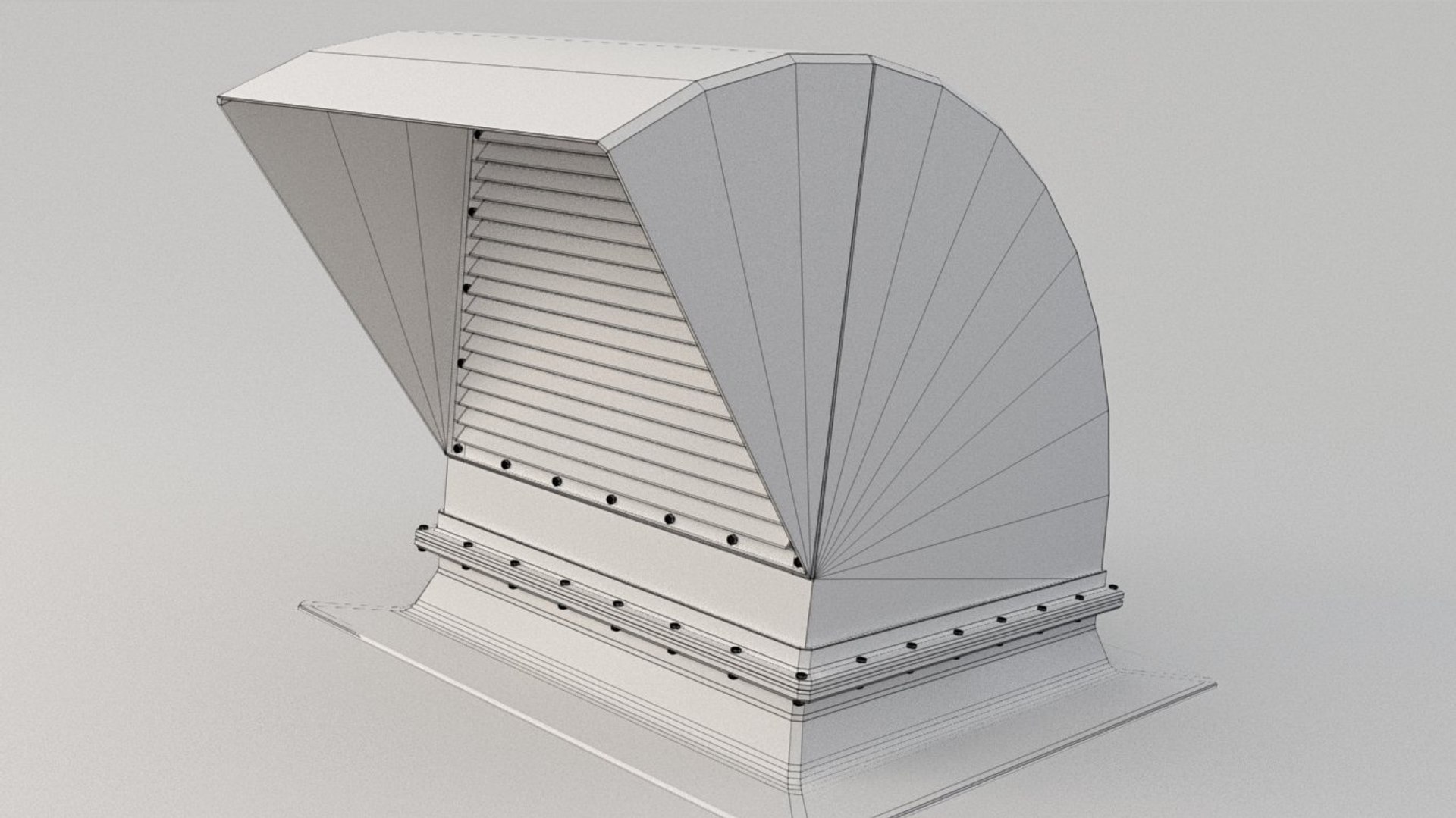 Ventilation Fan Roof 3D Model - TurboSquid 1525873