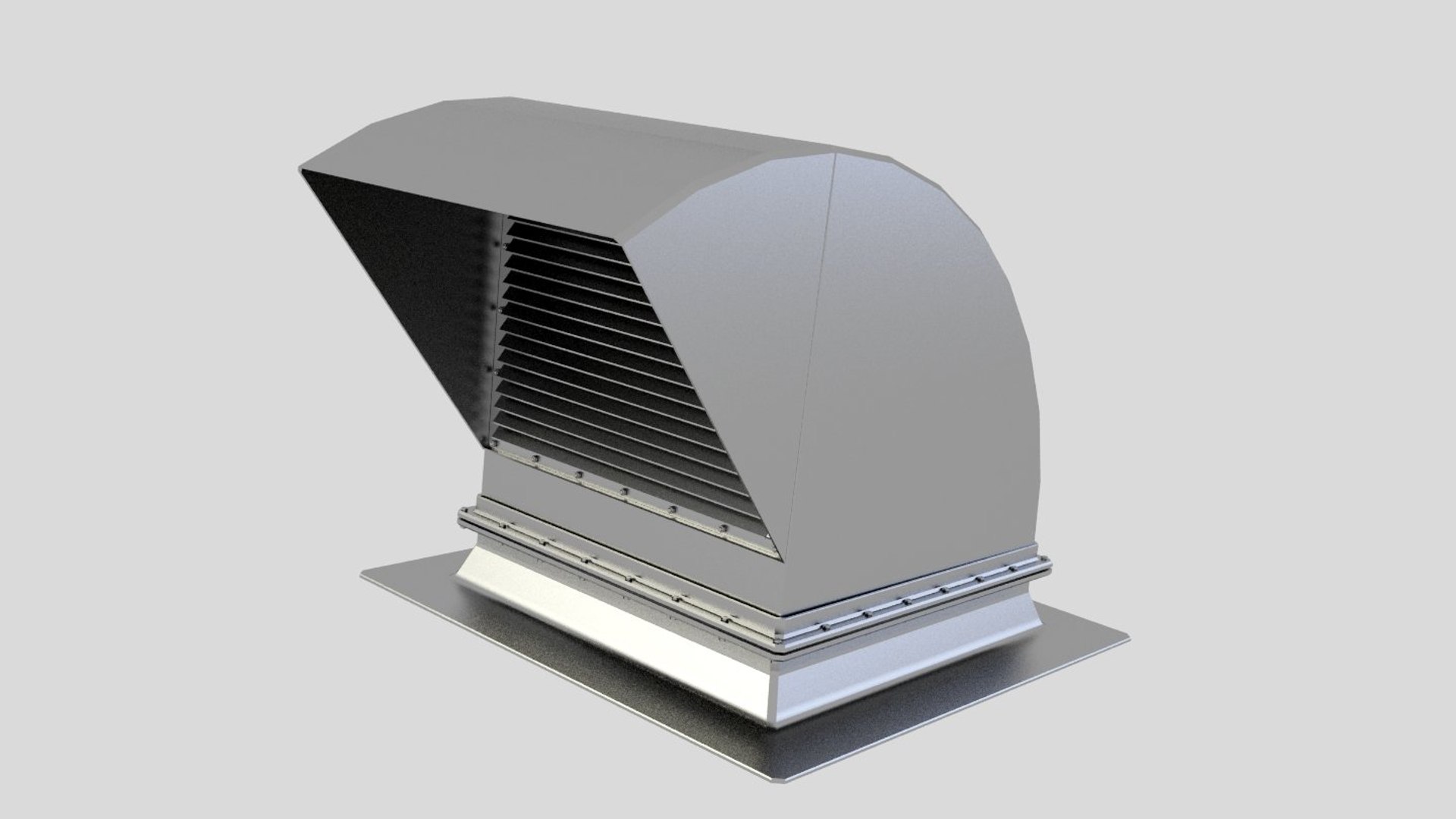 Ventilation Fan Roof 3D Model - TurboSquid 1525873