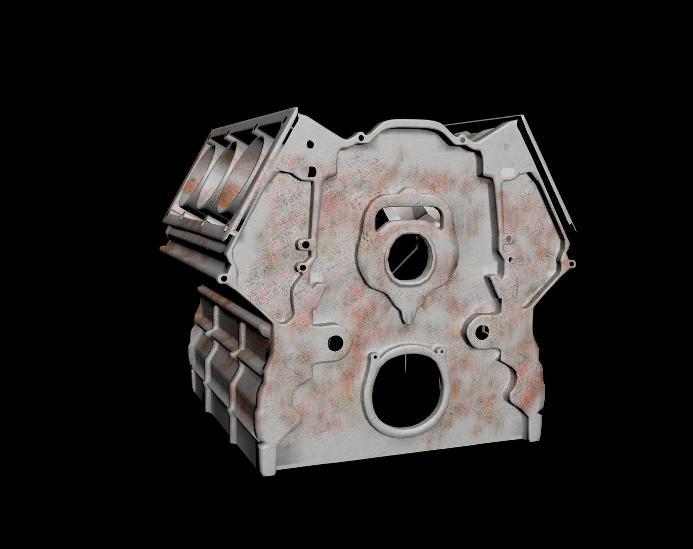 V6 Engine Block 3D Model - TurboSquid 2074250