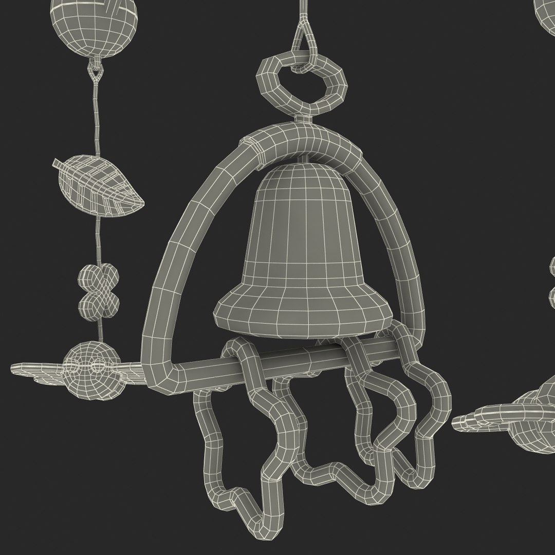 3d bedside rotating bed bell