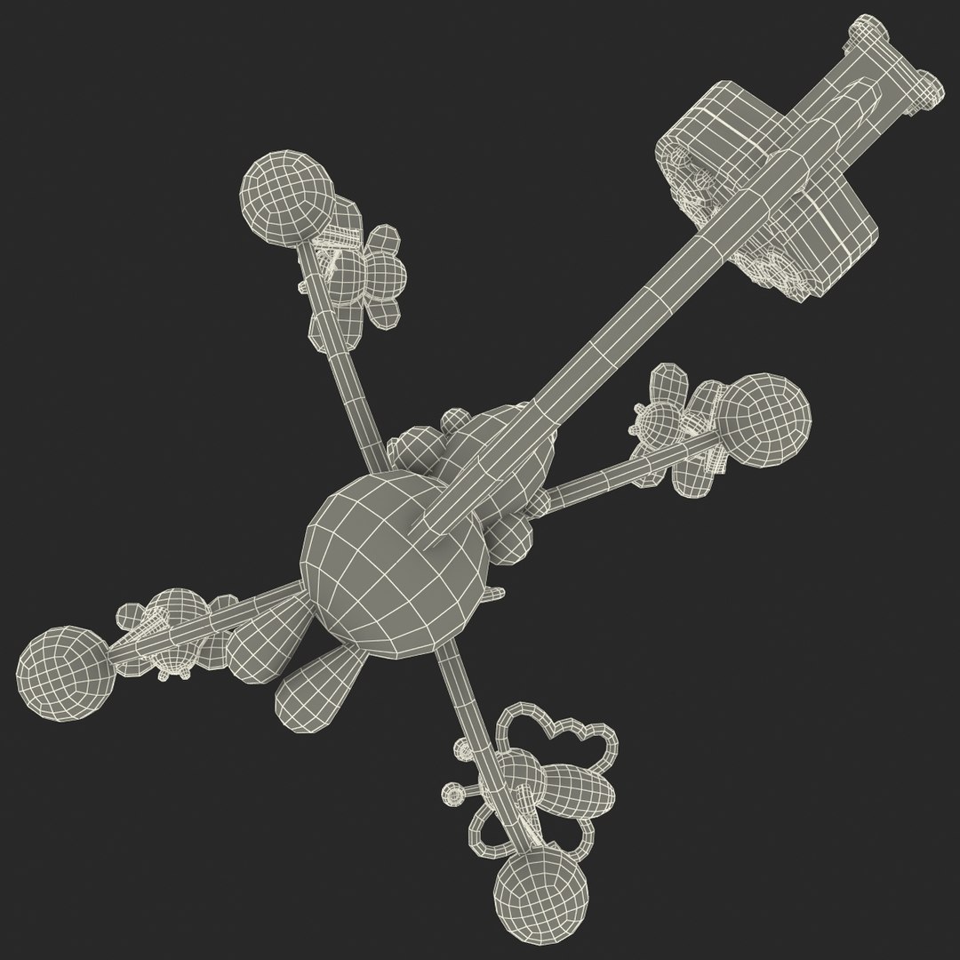 3d bedside rotating bed bell