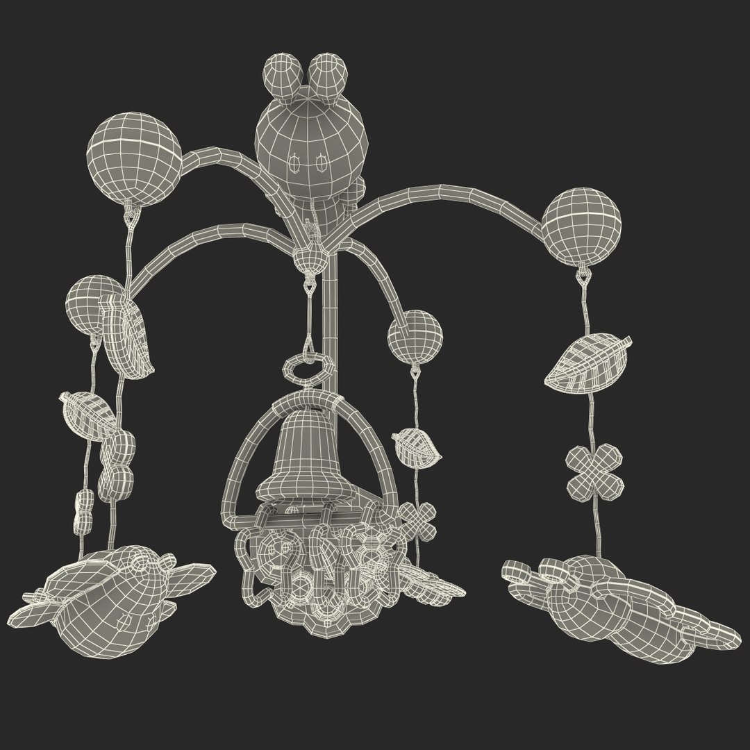 3d bedside rotating bed bell