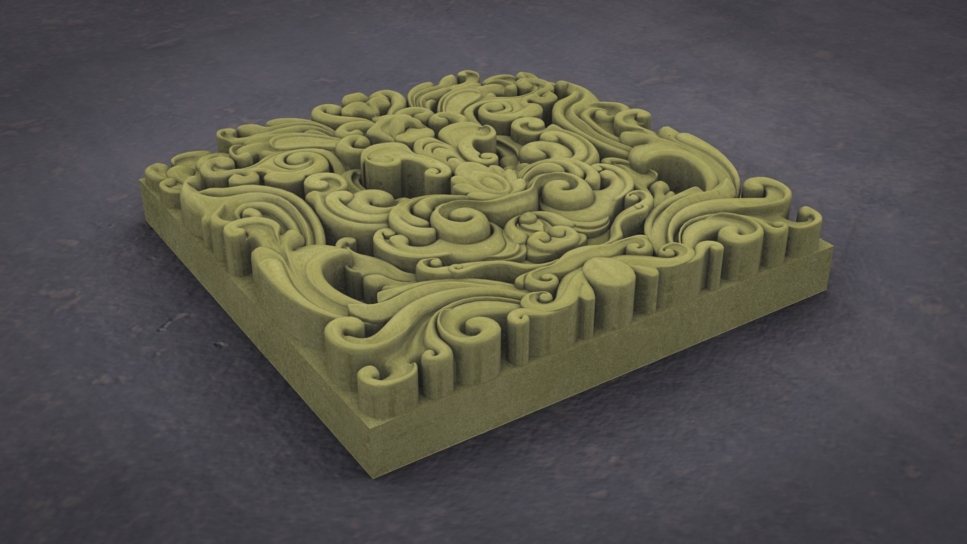Carved 06MM Stone Inscriptions 3D - TurboSquid 2103316