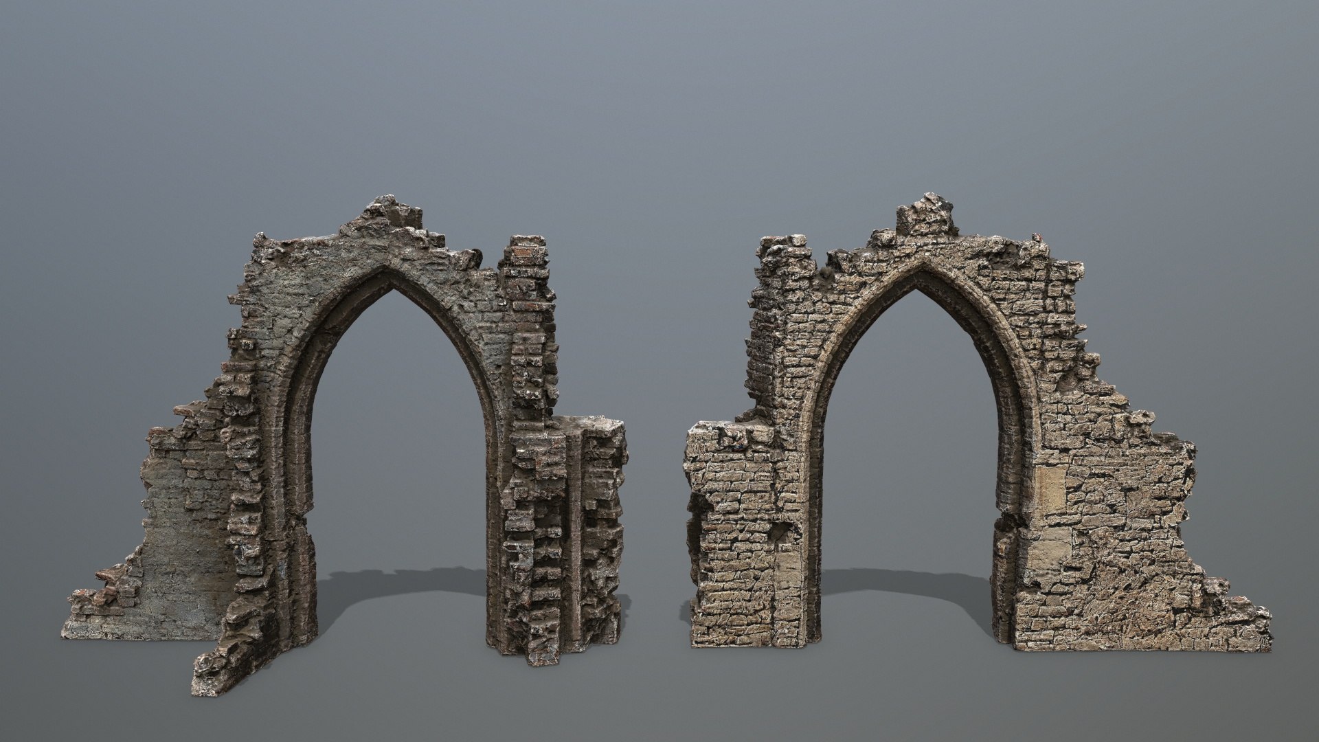 3D Model Ruin Gate - TurboSquid 2337885