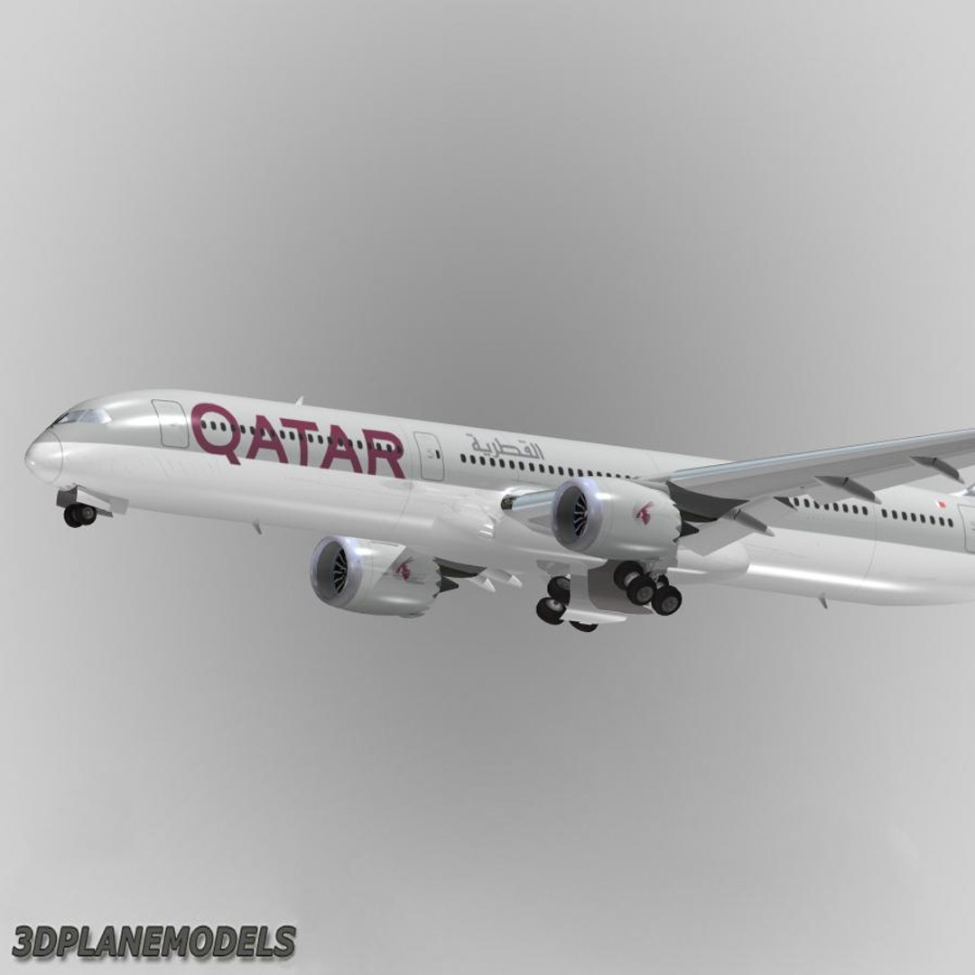 3d B787-10 Qatar Airways 787-10