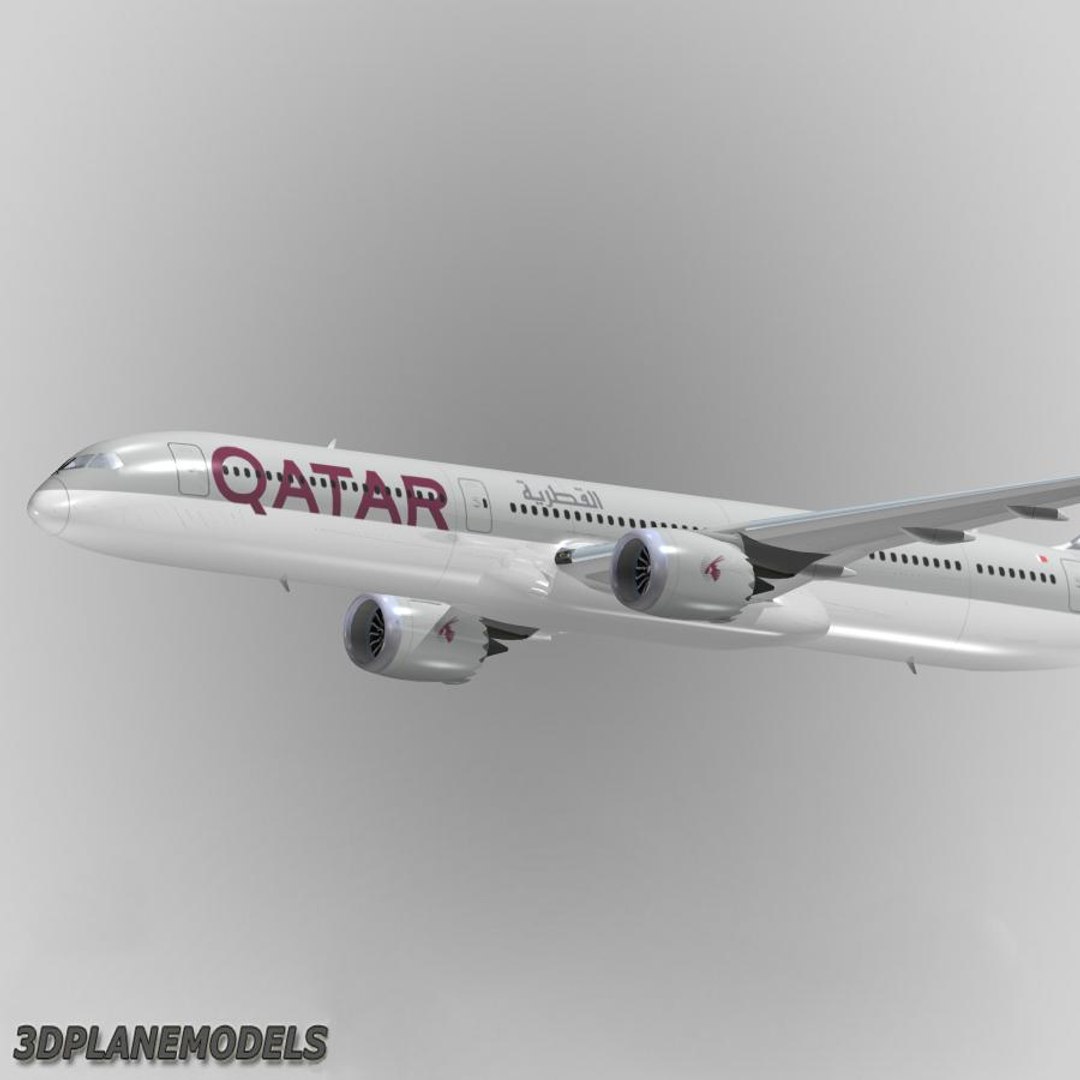 3d B787-10 Qatar Airways 787-10