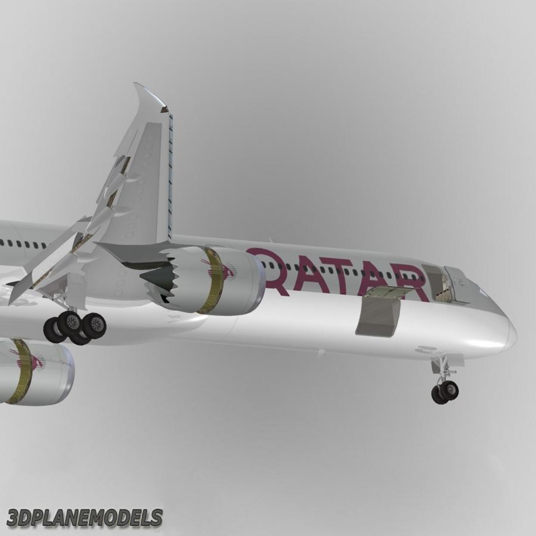 3d B787-10 Qatar Airways 787-10